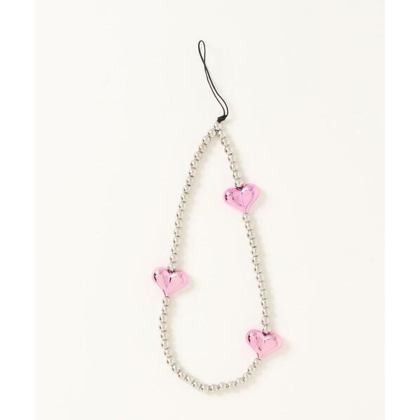 『タイムセール実施中』ZOZO問い合わせ番号:78123379ショップ:HIKA，ヒカブランド:HIKA，ヒカ商品名:【HIKA】シルバービーズ ハートスマホストラップカテゴリ:PC・スマホグッズ/家電>スマホグッズブランド品番:hi...