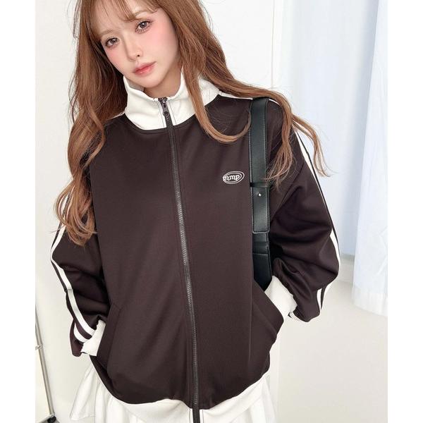 『セール実施中』ZOZO問い合わせ番号:78124641ショップ:moment+，モーメントプラスブランド:moment+，モーメントプラス商品名:【累計販売枚数1万枚突破！】ロゴ刺繍トラックジャケットカテゴリ:ジャケット/アウター>...