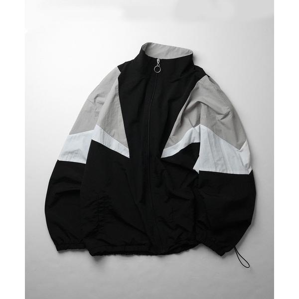 『タイムセール実施中』ZOZO問い合わせ番号:78126424ショップ:CONFIRM，コンファームブランド:ILL'S，イルズ，Confirm，コンファーム商品名:ビッグシルエット レトロライク ナイロントラックジャケット 裾ドローコード...