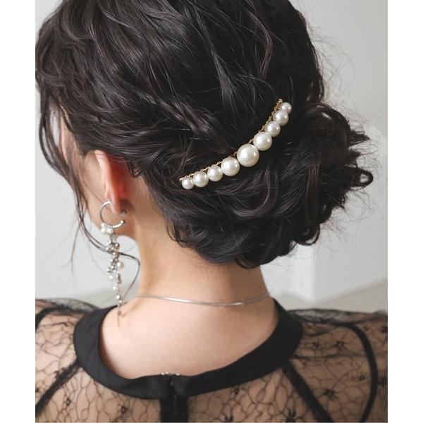 『セール実施中』ZOZO問い合わせ番号:78127299ショップ:Kana，カナブランド:Kana，カナ商品名:上品 シンプル パール ライン ヘアコーム パーティ 結婚式 お呼ばれ オケージョンカテゴリ:ヘアアクセサリー>その他ヘア...