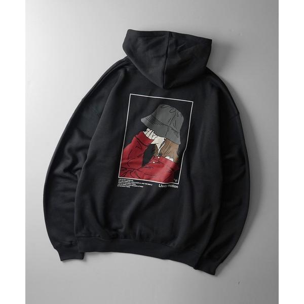 『タイムセール実施中』ZOZO問い合わせ番号:78161487ショップ:CONFIRM，コンファームブランド:ILL'S，イルズ，Confirm，コンファーム商品名:イラストバックプリント / ワンポイント刺繍 ビッグシルエット プルオーバ...