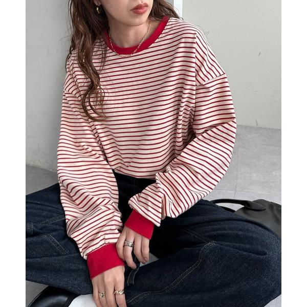 『タイムセール実施中』ZOZO問い合わせ番号:78192891ショップ:DISCOAT，ディスコートブランド:DISCOAT，ディスコート商品名:《20色展開!》【WEB限定】ボーダービックロンTカテゴリ:トップス>Tシャツ/カットソ...