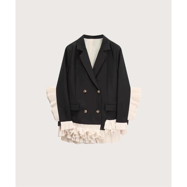 ZOZO問い合わせ番号:78259482ショップ:P L U M STORE，プラム ストアブランド:LA POMME petit，ラポミ・プチ商品名:Princess Lace Frill Jacket   プリンセスレースフリルジャケッ...