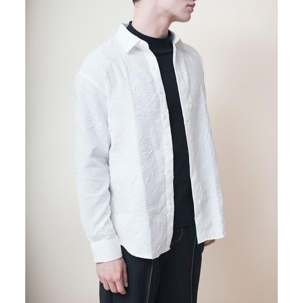 『セール実施中』ZOZO問い合わせ番号:78291051ショップ:aimoha，アイモハブランド:aimoha，アイモハ商品名:aimoha menシワ加工ゆったりめシャツカテゴリ:トップス>シャツ/ブラウスブランド品番:jdj551...