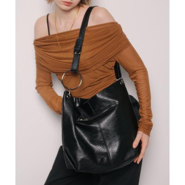 『タイムセール実施中』ZOZO問い合わせ番号:78295429ショップ:Port，ポートブランド:IMARI，イマリ，Port，ポート商品名:【 IMARI / イマリ 】 リング デザイン フェイクレザー バッグ #カテゴリ:バッグ&gt...