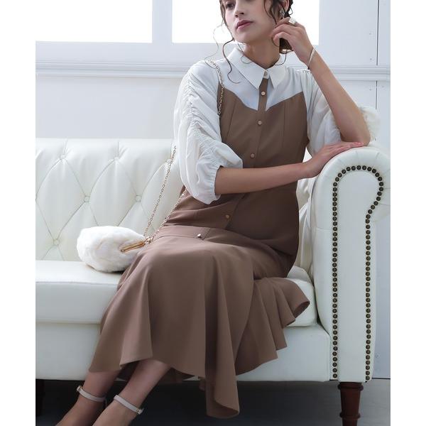 『タイムセール実施中』ZOZO問い合わせ番号:78295674ショップ:FUNALIVE，ファンアライブブランド:epic day，エピックデイ，FUNALIVE，ファンアライブ商品名:シャツドッキングマーメイドワンピースカテゴリ:ワンピー...