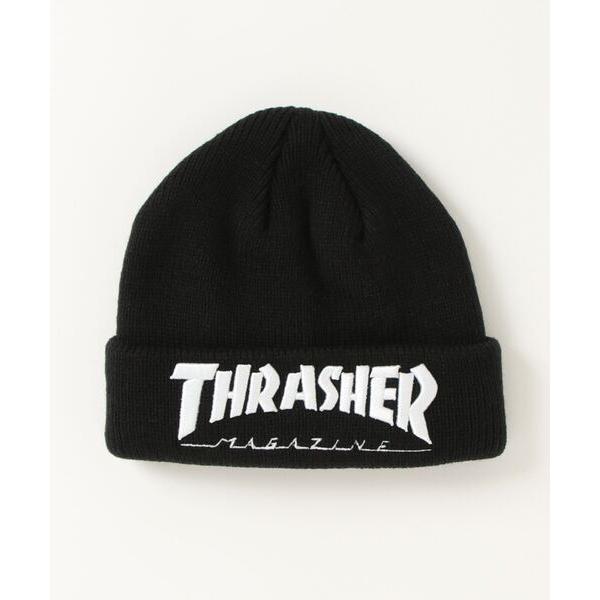 『タイムセール実施中』ZOZO問い合わせ番号:78295819ショップ:THRASHER by RIFFLEPAGE，スラッシャー バイ リフルページブランド:THRASHER，スラッシャー商品名:MAG LOGO YOUTH KNIT B...