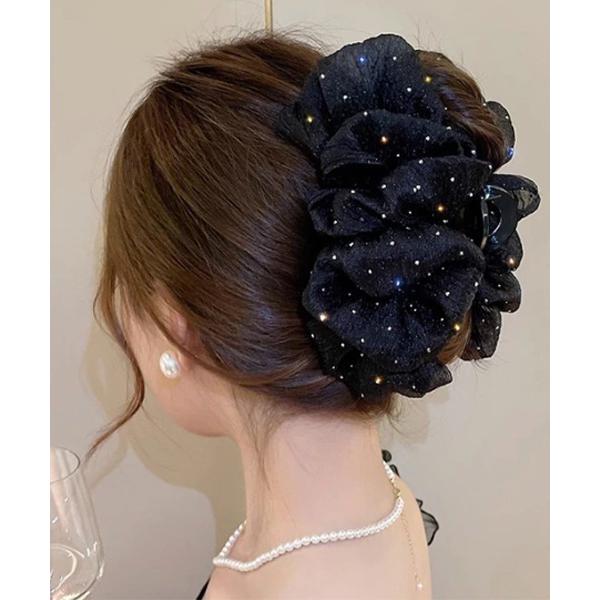 ZOZO問い合わせ番号:78296036ショップ:Mayree，メイリーブランド:Mayree，メイリー商品名:【float】シアー ラインストーン レース バンスクリップ【ドレス/結婚式】カテゴリ:ヘアアクセサリー>バレッタ/ヘアク...