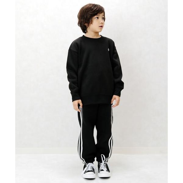 『タイムセール実施中』ZOZO問い合わせ番号:78330709ショップ:Auntie Rosa，アンティローザブランド:ZI-ON，ジーオン商品名:裏起毛 スウェットトレーナー ラインパンツ 上下セットアップカテゴリ:トップス>スウェ...