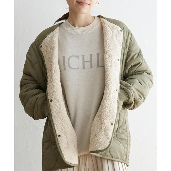 『タイムセール実施中』ZOZO問い合わせ番号:78367116ショップ:ikka LOUNGE，イッカラウンジブランド:ikka，イッカ商品名:【撥水】2WAYボアキルトブルゾンカテゴリ:ジャケット/アウター>ブルゾンブランド品番:1...