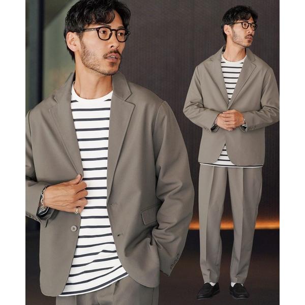 ZOZO問い合わせ番号:78430238ショップ:JIGGYS SHOP，ジギーズショップブランド:JIGGYS SHOP，ジギーズショップ商品名:【セットアップ】リラックスシルエット テーラードジャケット＆テーパードパンツ カジュアルスー...