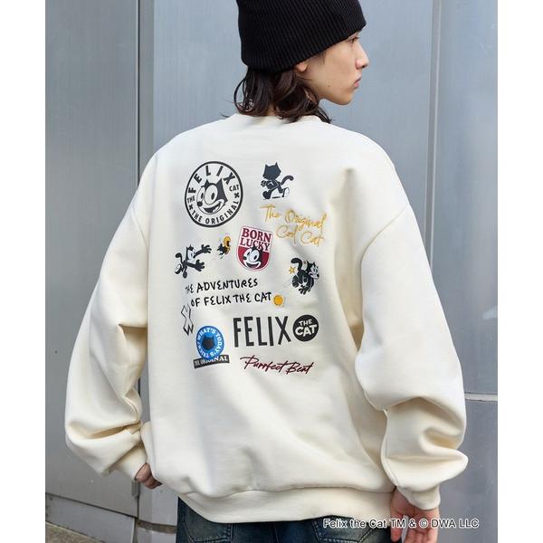 『タイムセール実施中』ZOZO問い合わせ番号:78431012ショップ:MONO-MART，モノマートブランド:MONO-MART，モノマート商品名:【FELIX】別注 フェリックス ヴィンテージライクデザイン ビッグシルエット裏起毛スウェ...