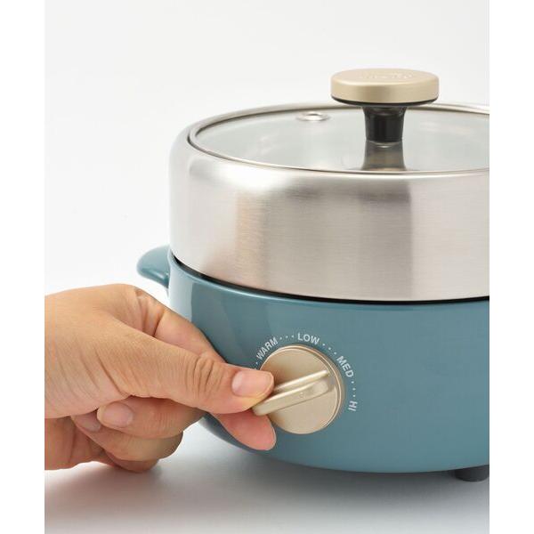 ZOZO問い合わせ番号:78463464ショップ:BRUNO，ブルーノブランド:BRUNO，ブルーノ商品名:コンパクトマルチグリルポットカテゴリ:食器/キッチン>キッチンツールブランド品番:7760976素材:本体：スチール、蒸し器：...