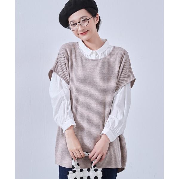 『タイムセール実施中』ZOZO問い合わせ番号:78500604ショップ:FUNALIVE，ファンアライブブランド:On One's Own，オンワンズオン，FUNALIVE，ファンアライブ商品名:On One's Own 畝織りニット風カッ...