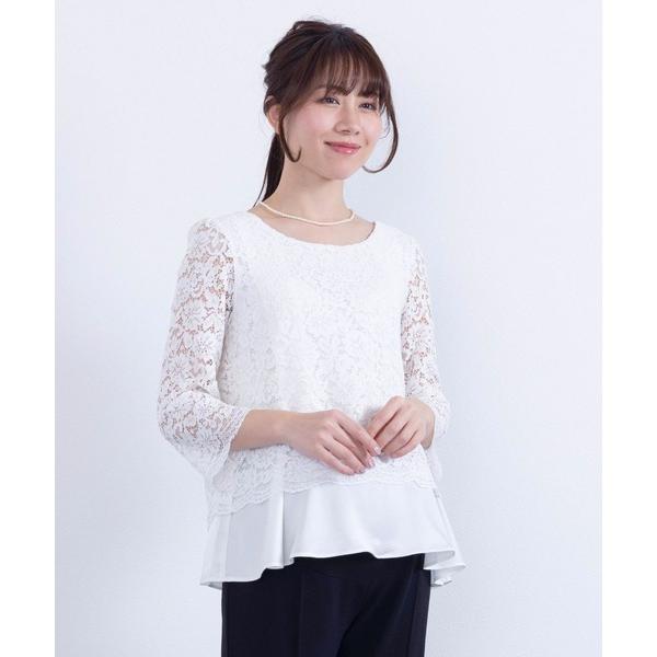 『セール実施中』ZOZO問い合わせ番号:78500825ショップ:Sweet Mommy，スウィートマミーブランド:SweetMommy，スウィートマミー商品名:レーシーレイヤードトップス【8分袖】 【ZOZO限定販売】カテゴリ:ママ＆ベビ...