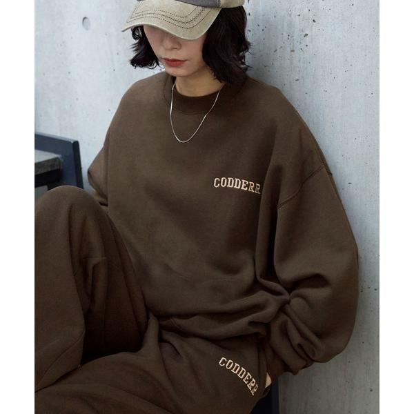 『タイムセール実施中』ZOZO問い合わせ番号:78501026ショップ:MONO-MART，モノマートブランド:MONO-MART，モノマート，CODDERR，コーダー商品名:【CODDERR】アーチロゴ刺繍 ヘビーウェイト裏起毛スウェット...