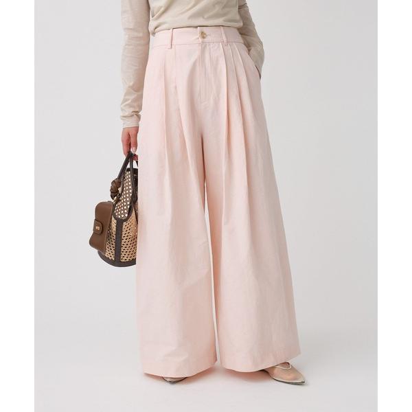 ZOZO問い合わせ番号:78539790ショップ:BABYLONE，バビロンブランド:BABYLONE，バビロン商品名:ウェザータックワイドパンツカテゴリ:パンツ>その他パンツブランド品番:979387素材:綿75%  麻（亜麻）リネ...