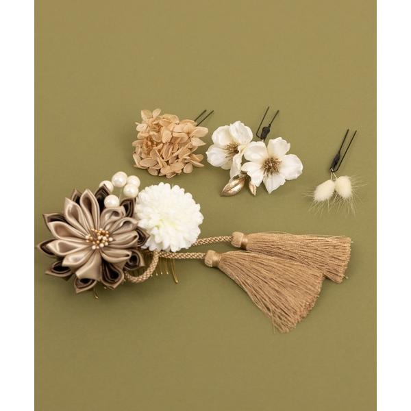 『タイムセール実施中』ZOZO問い合わせ番号:78634781ショップ:ゆかた館グレース，ユカタカングレースブランド:ゆかた館グレース，ユカタカングレース商品名:髪飾り　4点セットカテゴリ:水着/着物・浴衣>和装小物ブランド品番:t-...