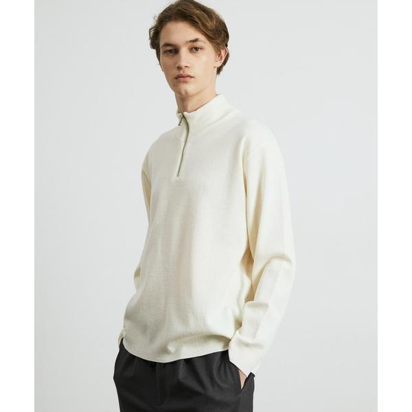 『タイムセール実施中』ZOZO問い合わせ番号:78636457ショップ:UNITED TOKYO，ユナイテッド トウキョウブランド:UNITED TOKYO，ユナイテッドトウキョウ商品名:18Gウールミラノリブハーフジップニット｜ウォッシャ...