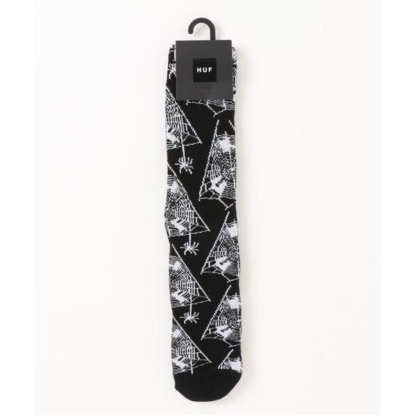 『タイムセール実施中』※このアイテムは返品・交換対象外商品です。ZOZO問い合わせ番号:78637958ショップ:IO，イオブランド:IO（イオ），イオ商品名:【HUF】ハフ TANGLED WEBS CREW SOCK 靴下 ソックス S...