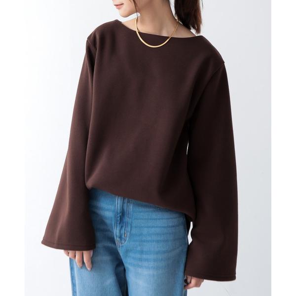 『タイムセール実施中』ZOZO問い合わせ番号:78673531ショップ:and it_，アンドイットブランド:and it_，アンドイット商品名:選べる2type！裏起毛あったかトップスベルスリーブカテゴリ:トップス>スウェットブラン...