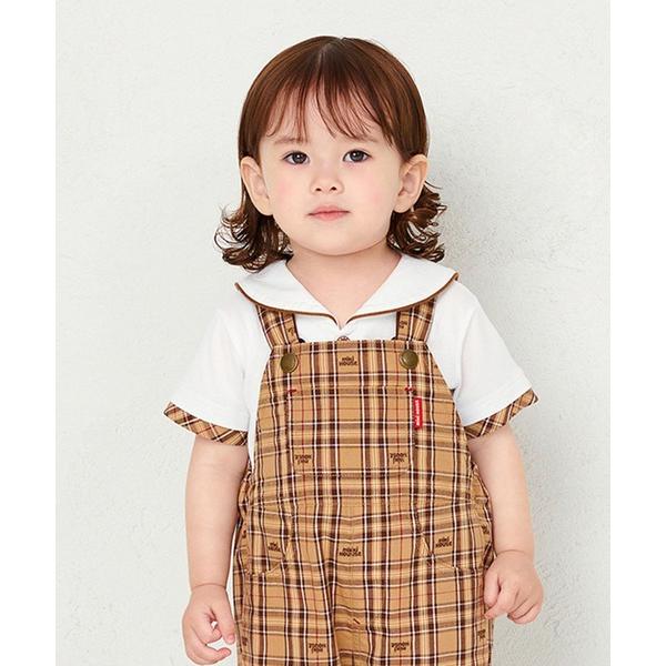ZOZO問い合わせ番号:78674683ショップ:MIKI HOUSE，ミキハウスブランド:MIKI HOUSE，ミキハウス商品名:ミキハウスベア  セーラーカラー 半袖Ｔシャツカテゴリ:トップス>Tシャツ/カットソーブランド品番:1...