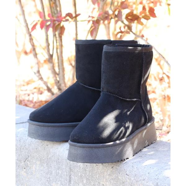 『タイムセール実施中』ZOZO問い合わせ番号:78675193ショップ:Fusione，フュージョンブランド:Dedes，デデス商品名:軽量厚底プラットフォーム　ユニセックス　ムートンブーツカテゴリ:シューズ>ブーツブランド品番:63...