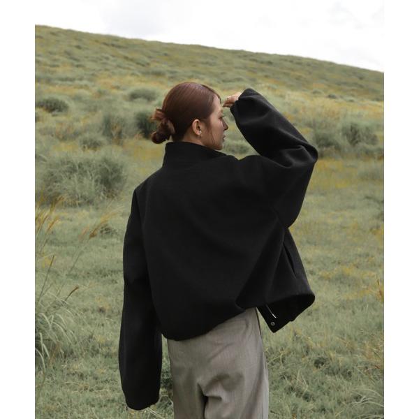 『タイムセール実施中』ZOZO問い合わせ番号:78708448ショップ:ISOOK，アイスーブランド:Reurie'，レウリィ，ISOOK，アイスー商品名:【HIT ITEM!】ダブルジップショートウールコート / スタンドカラーコート シ...