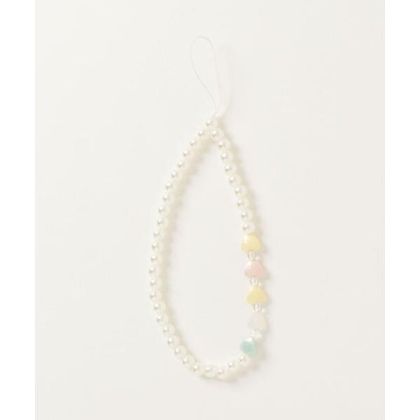 『タイムセール実施中』ZOZO問い合わせ番号:78745892ショップ:HIKA，ヒカブランド:HIKA，ヒカ商品名:【HIKA】ハート＆フェイクパールスマホストラップカテゴリ:PC・スマホグッズ/家電>スマホグッズブランド品番:hi...