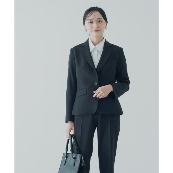 ZOZO問い合わせ番号:78839444ショップ:nissen，ニッセンブランド:Petitjo，プッチージョ商品名:小さいサイズ　【レディーススーツ】【リスピィシリーズ】タテヨコストレッチパンツスーツ２点セット（テーラードジャケット+テー...