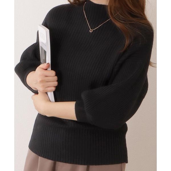 ZOZO問い合わせ番号:78875675ショップ:Lace Ladies，レースレディースブランド:Lace Ladies，レースレディース商品名:ボトルネック5分袖リブニットボリューム袖プルオーバーカテゴリ:トップス>ニット/セータ...