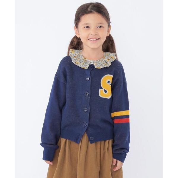 『セール実施中』ZOZO問い合わせ番号:78877099ショップ:SHIPS KIDS，シップス キッズブランド:SHIPS，シップス商品名:SHIPS KIDS:100〜130cm /〈手洗い可能〉ジャカード レタード カーディガンカテゴ...