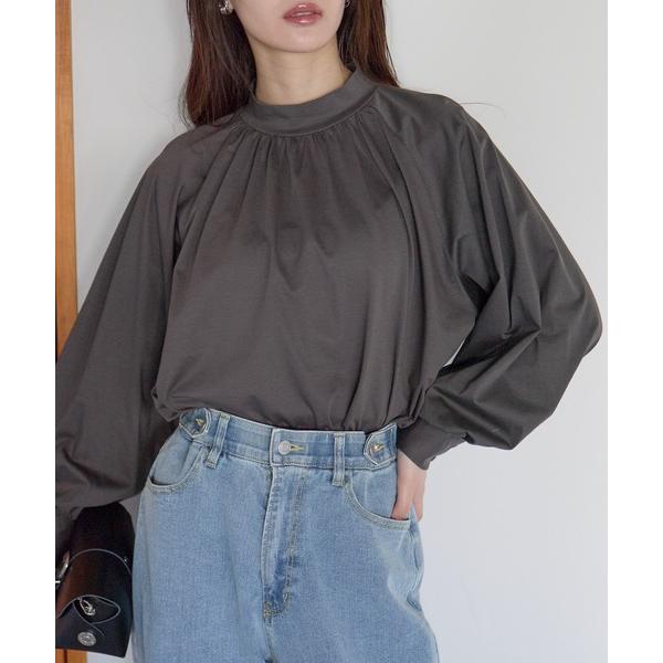 『セール実施中』ZOZO問い合わせ番号:78880578ショップ:PREFERIR，プレフェリールブランド:PREFERIR，プレフェリール商品名:ハイネック バルーンスリーブ カットソー ブラウスカテゴリ:トップス>シャツ/ブラウス...