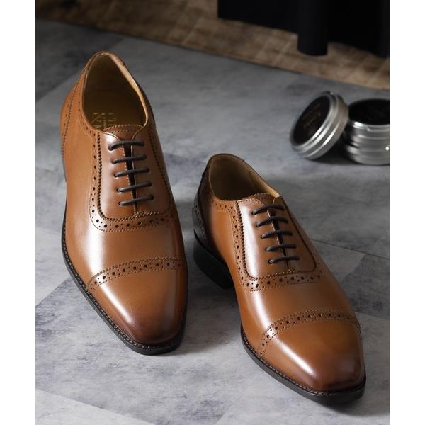 『タイムセール実施中』ZOZO問い合わせ番号:78881624ショップ:ABBEY MARKET，アビーマーケットブランド:ABBEY MARKET，アビーマーケット商品名:CHAPMAN＆MOORE キャップトゥ　オックスフォードセミブロ...