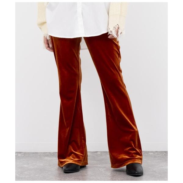 『セール実施中』ZOZO問い合わせ番号:79009689ショップ:ANAP，アナップブランド:ANAP，アナップ商品名:ベロアフレアパンツカテゴリ:パンツ>その他パンツブランド品番:792-9092素材:ポリエステル95%、ポリウレタ...