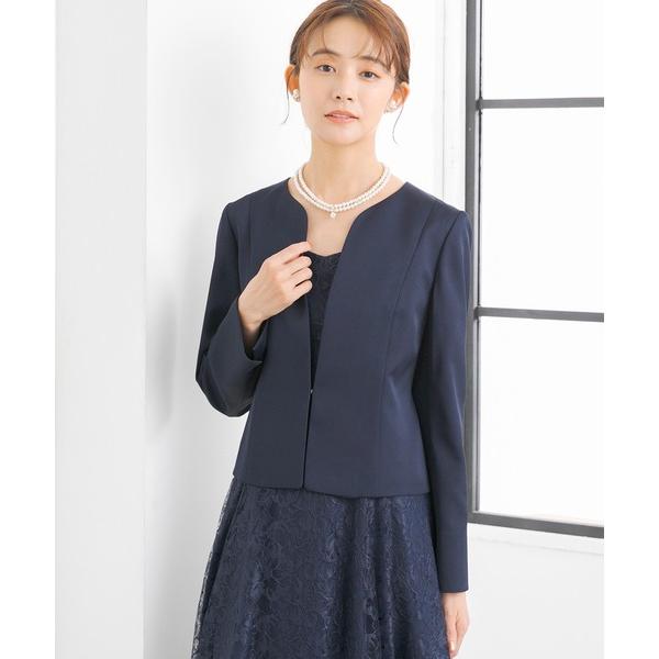 ZOZO問い合わせ番号:79079742ショップ:form forma，フォルム フォルマブランド:form forma，フォルムフォルマ商品名:【ジャケット単品】《サテン 生地使用》ジャケット /ボレロ/パーティー/結婚式/ドレス/マザー...