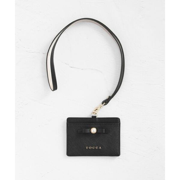 ZOZO問い合わせ番号:79081742ショップ:TOCCA，トッカブランド:TOCCA，トッカ商品名:PEARL KNOT IDHOLDER IDホルダーカテゴリ:財布/小物>パスケースブランド品番:PVTZCM0062素材:ブラッ...