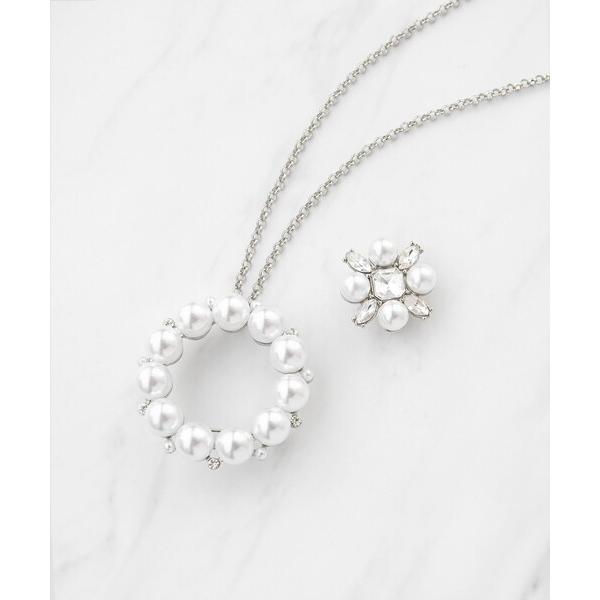 ZOZO問い合わせ番号:79081774ショップ:TOCCA，トッカブランド:TOCCA，トッカ商品名:PEARL BIJOUX SET BROOCHNECKLACE 3WAYブローチネックレスカテゴリ:アクセサリー>ブローチ/コサー...