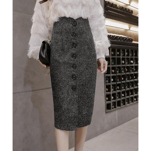 『タイムセール実施中』ZOZO問い合わせ番号:79082688ショップ:Ada.，エイダブランド:Miniministore，ミニミニストア商品名:ツイード調スカート 秋冬ペンシルスカートカテゴリ:スカート>スカートブランド品番:YA...