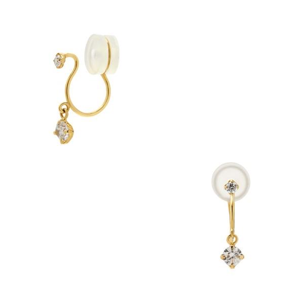 ZOZO問い合わせ番号:79083612ショップ:VENDOME SELECT，ヴァンドームセレクトブランド:va vendome aoyama，ヴイエーヴァンドームアオヤマ商品名:K10コールド キュービックジルコニア イヤリングカテゴリ...