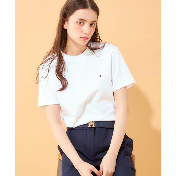 ZOZO問い合わせ番号:79083697ショップ:TOMMY HILFIGER，トミー ヒルフィガーブランド:TOMMY HILFIGER，トミーヒルフィガー商品名:【ESSENTIALS】ラグジュアリーインターロックTシャツカテゴリ:トッ...