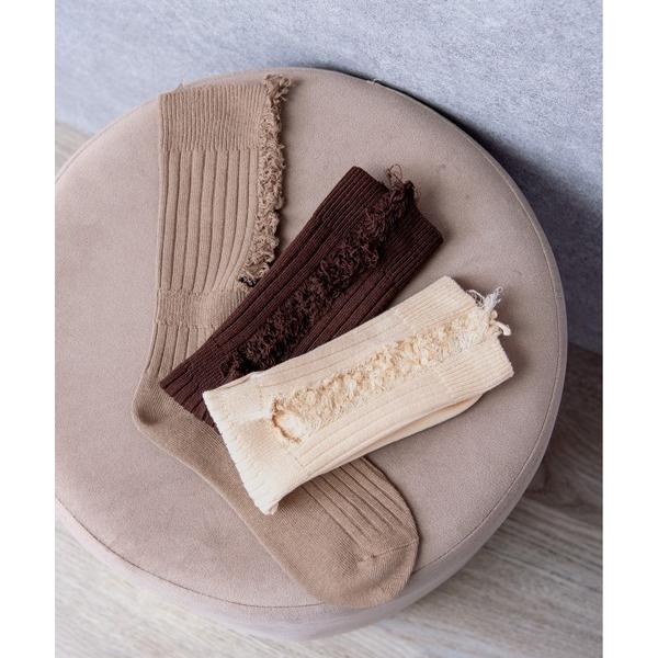 『セール実施中』※このアイテムは返品・交換対象外商品です。ZOZO問い合わせ番号:79117030ショップ:CELEN，セレンブランド:「kakko」，カッコ商品名:レディーズ ダメージ加工ソックス 3足セットカテゴリ:レッグウェア>...