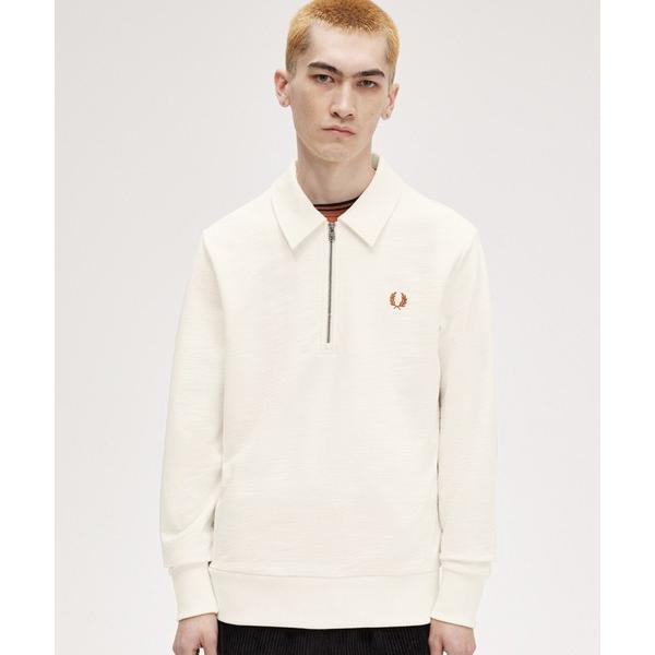 『セール実施中』ZOZO問い合わせ番号:79211769ショップ:FRED PERRY，フレッドペリーブランド:FRED PERRY，フレッドペリー商品名:Zip Neck Collar Sweatshirt／ジップネックカラースウェットシ...
