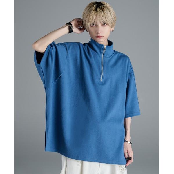ZOZO問い合わせ番号:79213352ショップ:ADRER，アドラーブランド:ADRER，アドラー商品名:extra quality cotton punch dolman half ring zip T / エクストラクオリティコットン...