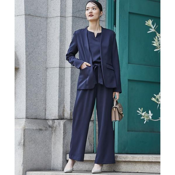 ZOZO問い合わせ番号:79245405ショップ:nissen，ニッセンブランド:slattgir，スラットジール商品名:高身長　【レディーススーツ】　フォーマルセットアップパンツスーツ３点セット　入学式・卒業式・フォーマル　（ジャケット＋...