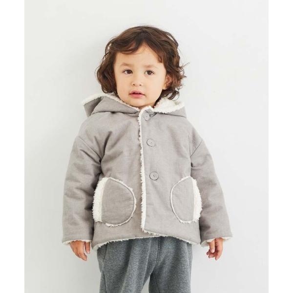 『セール実施中』ZOZO問い合わせ番号:79279204ショップ:10mois，ディモワブランド:10mois，ディモワ商品名:【10mois】うさぎ・くま耳コート 70-80cm・80-90cm・90-100cmカテゴリ:ジャケット/アウ...