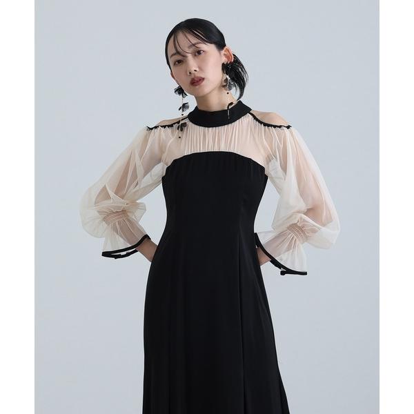 『タイムセール実施中』ZOZO問い合わせ番号:79279615ショップ:PourVous，プールヴーブランド:atlo，アトロ商品名:袖あり＆ロング パーティードレス チュールお呼ばれ結婚式フォーマル同窓会オケージョンドレスワンピース 二次...