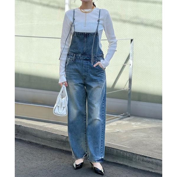 『タイムセール実施中』ZOZO問い合わせ番号:79280108ショップ:Whim Gazette，ウィムガゼットブランド:Whim Gazette，ウィムガゼット商品名:デニムオールインワン2カテゴリ:オールインワン・サロペット>つな...