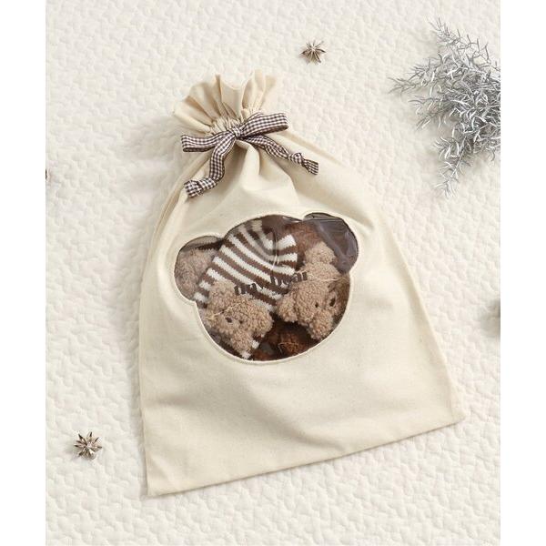 ZOZO問い合わせ番号:79312665ショップ:F.O.Online Store，エフオーオンラインストアブランド:apres les cours，アプレレクール商品名:tiny bear 窓付き巾着カテゴリ:その他>ラッピングキッ...