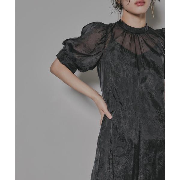 ZOZO問い合わせ番号:79314570ショップ:bflat，ビーフラットブランド:niana，ニアナ商品名:【着丈が選べる】Aラインオーガンジーレースレイヤードドレス 結婚式 同窓会 お呼ばれワンピースカテゴリ:ワンピース/ドレス>...